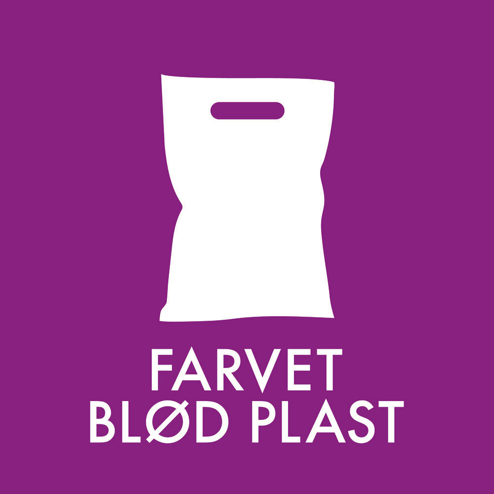 Affaldssortering - Farvet Blød Plast | Holdbar