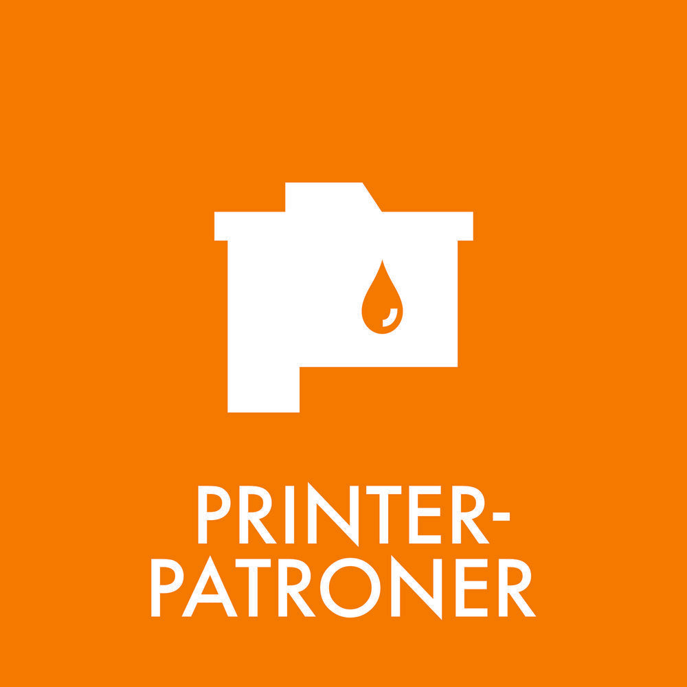 Affaldssortering - Printerpatroner | Synlig | Holdbar